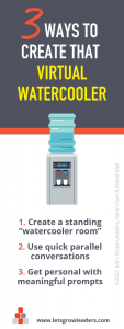 3 Ways to Create a Virtual Watercooler for Your Remote Team